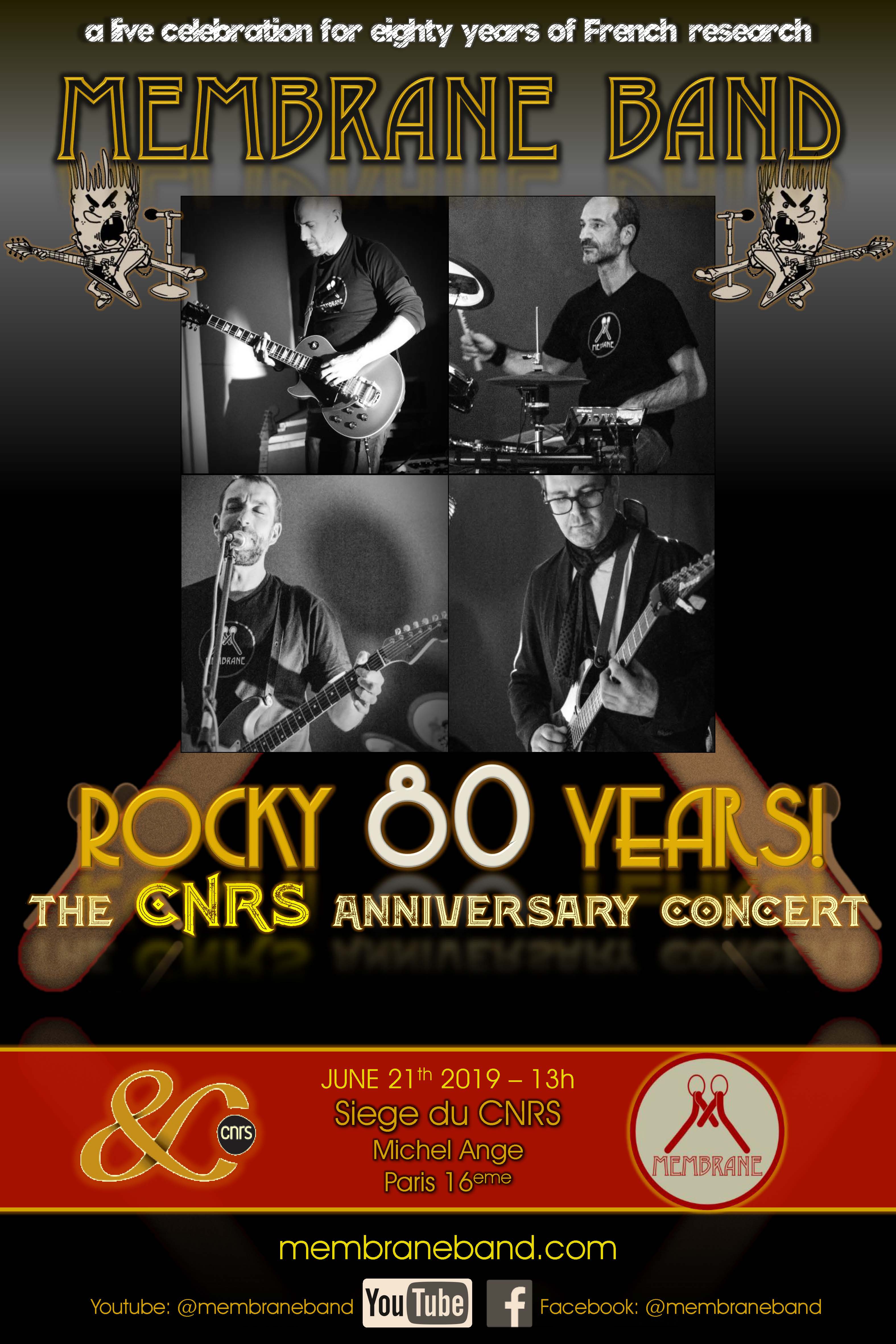 Concert "Rocky 80 years" par Membrane Band - Fête de la musique 2019 ...